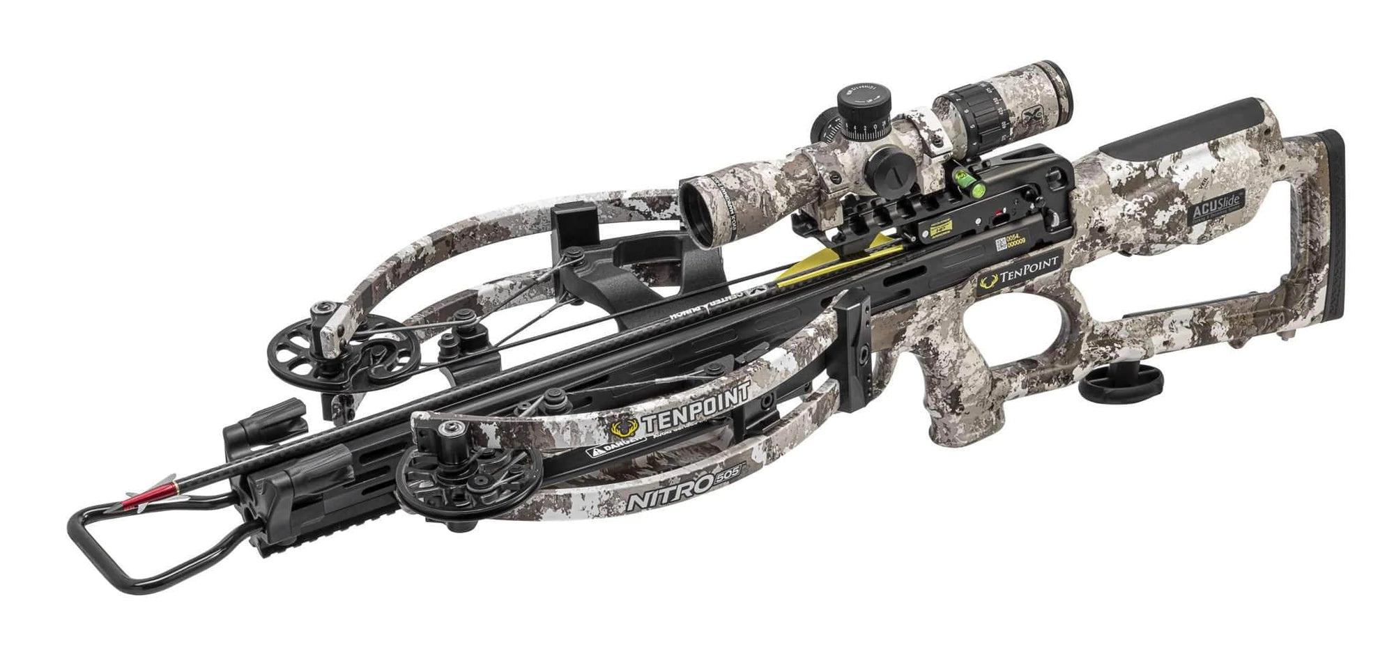TenPoint Crossbow Nitro 505 Veil Alpine ACUslide EVO-X Elite Camo Scope