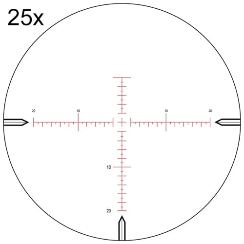 Nightforce ATACR 5-25x56mm F1 ZeroStop .250 MOA Digillum PTL MOAR ...
