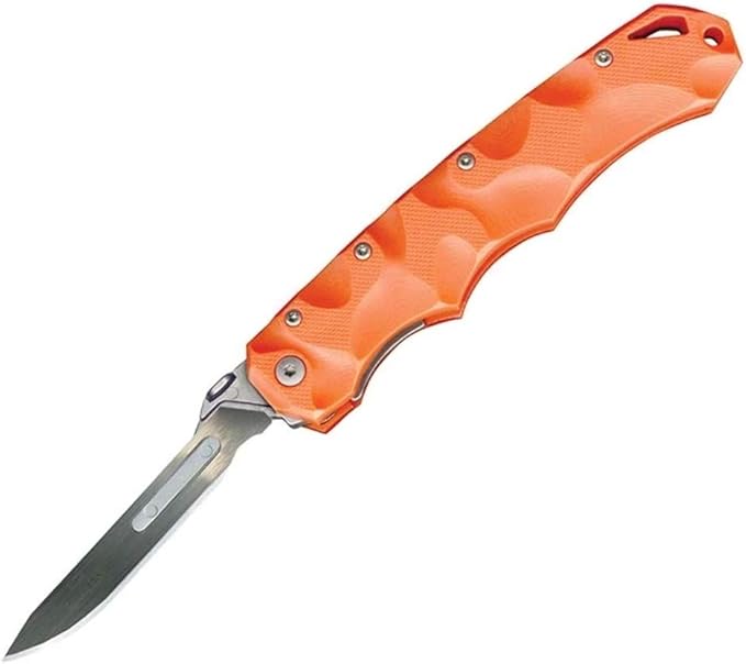 Havalon® Piranta Stag Blaze Orange Knife | Laurel Optics