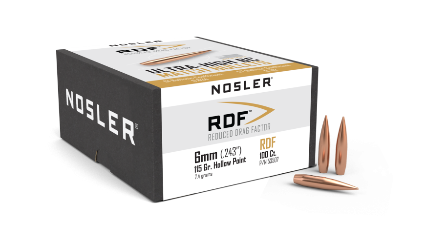 Nosler® RDF Ultra-High Handgun Ammunition | Laurel Optics
